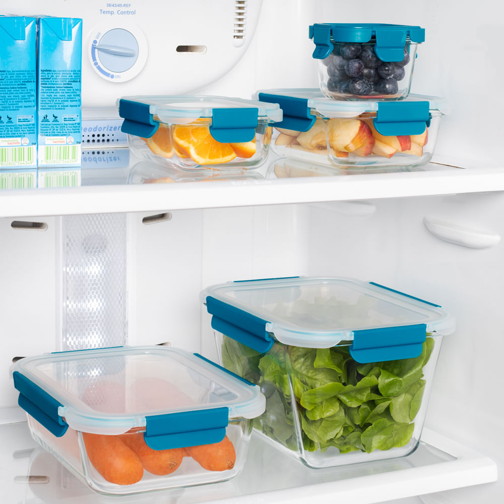 Taper de Alimentos de Vidrio Hermético 8,9x8,9x6,7 cm - Casaideas Peru