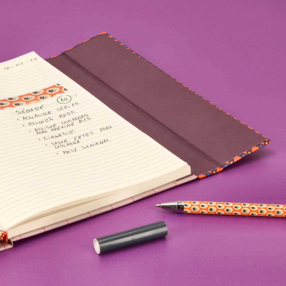 Libreta 120 Hojas con Líneas 15x221cm - Casaideas Peru