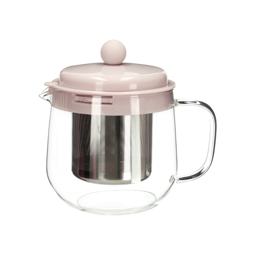 Tetera Vidrio Tranparente con Filtro 850 ml - Casaideas Peru