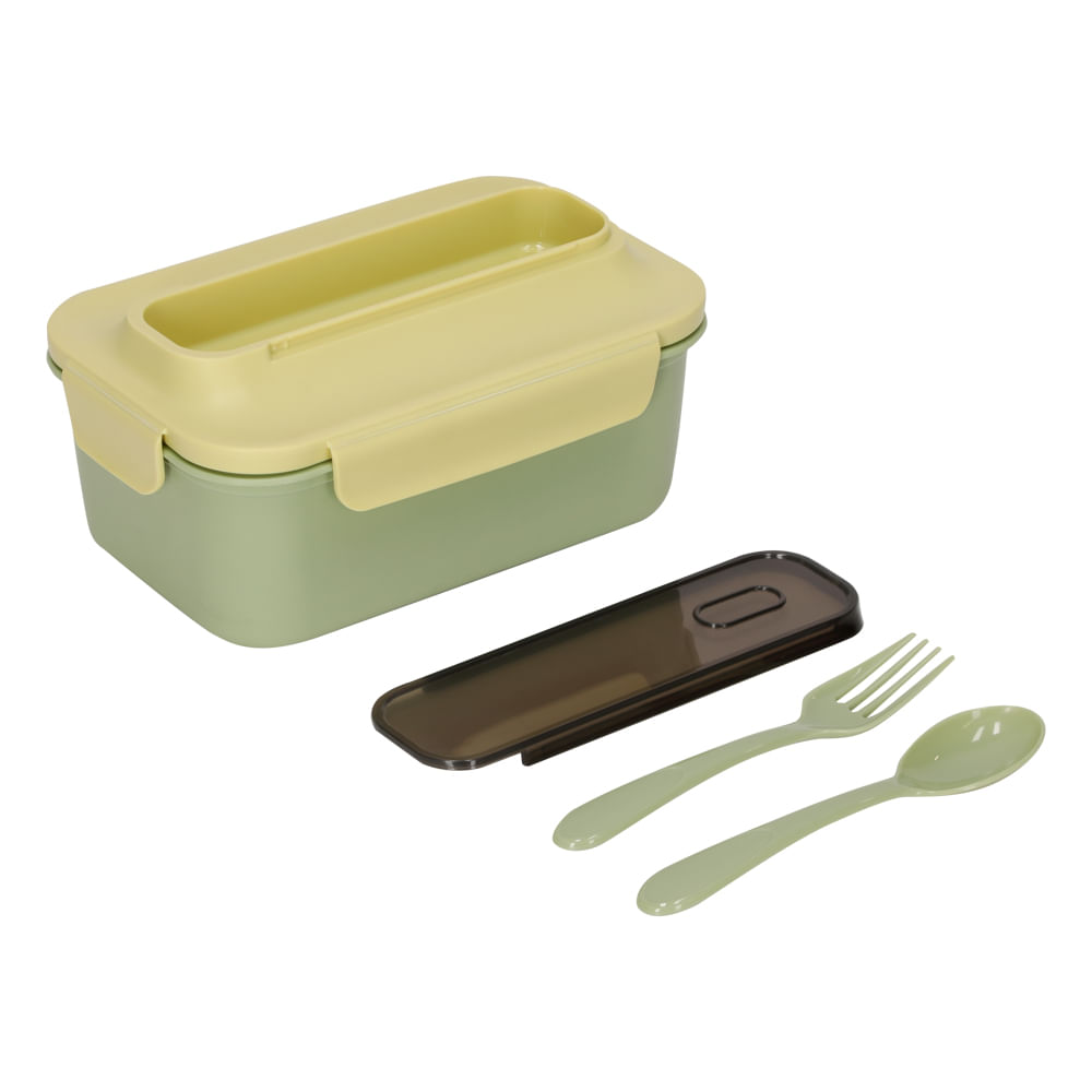 Taper de Alimentos Plegable con Cubiertos 1500 ml - Casaideas Peru