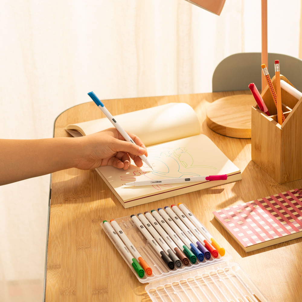 Set 12 Lapiceros de Colores - Casaideas Peru