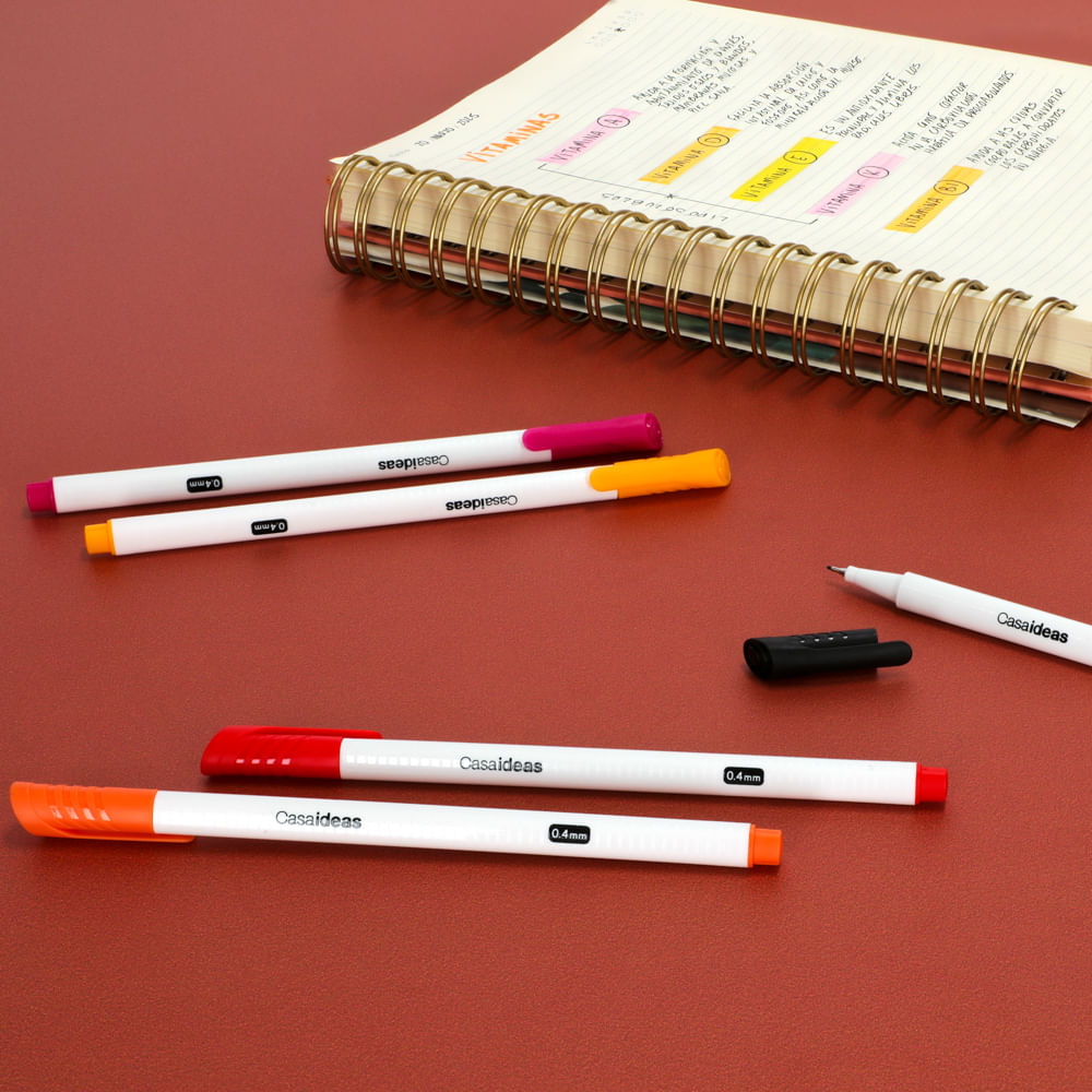 Set 12 Lapiceros de Colores - Casaideas Peru