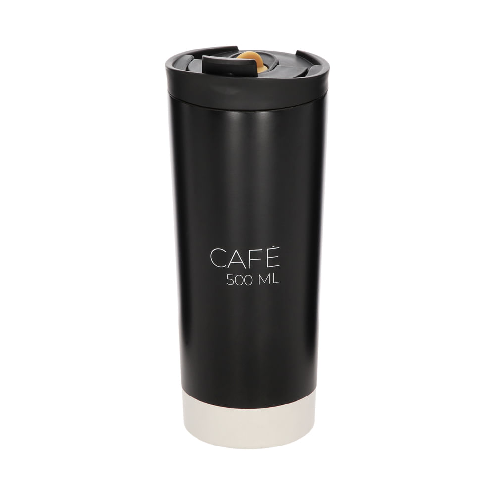 Mug Térmico con Prensa para Café 500 ml - Casaideas Peru