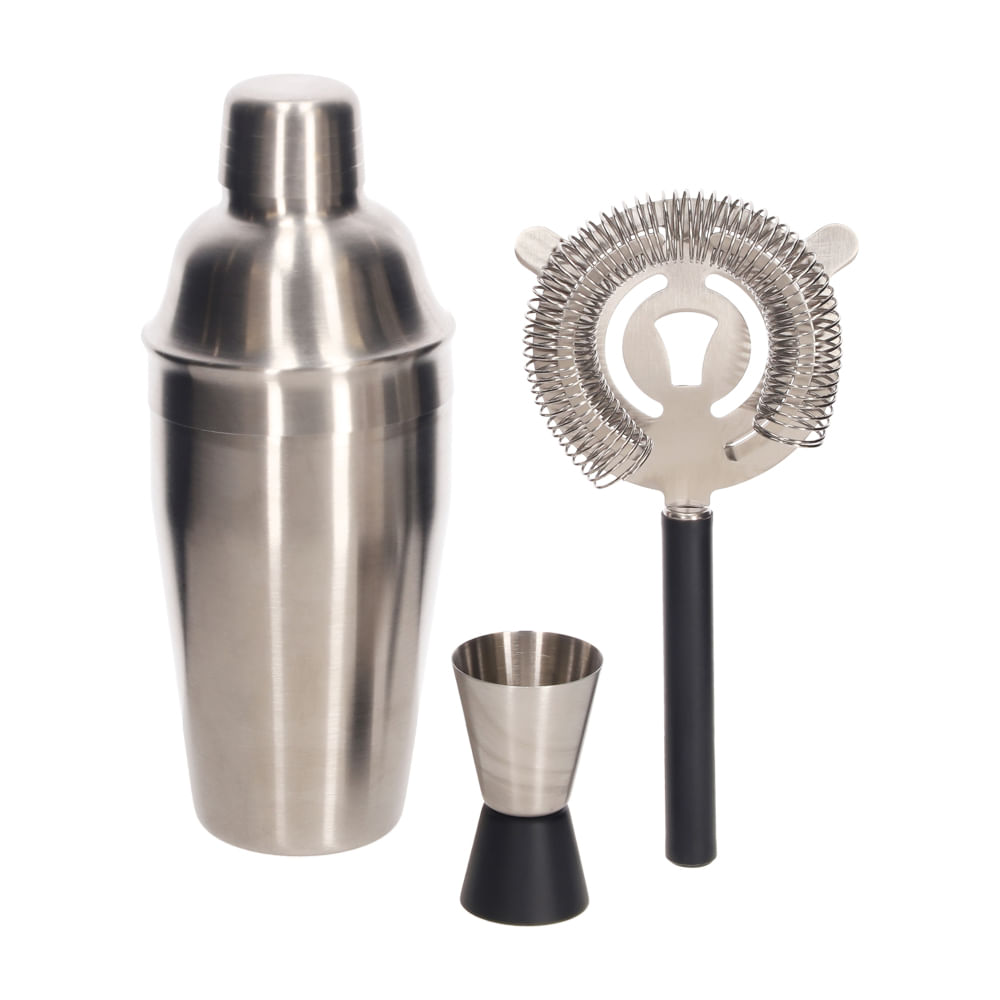 Set Coctelera de Acero Inoxidable - Casaideas Peru