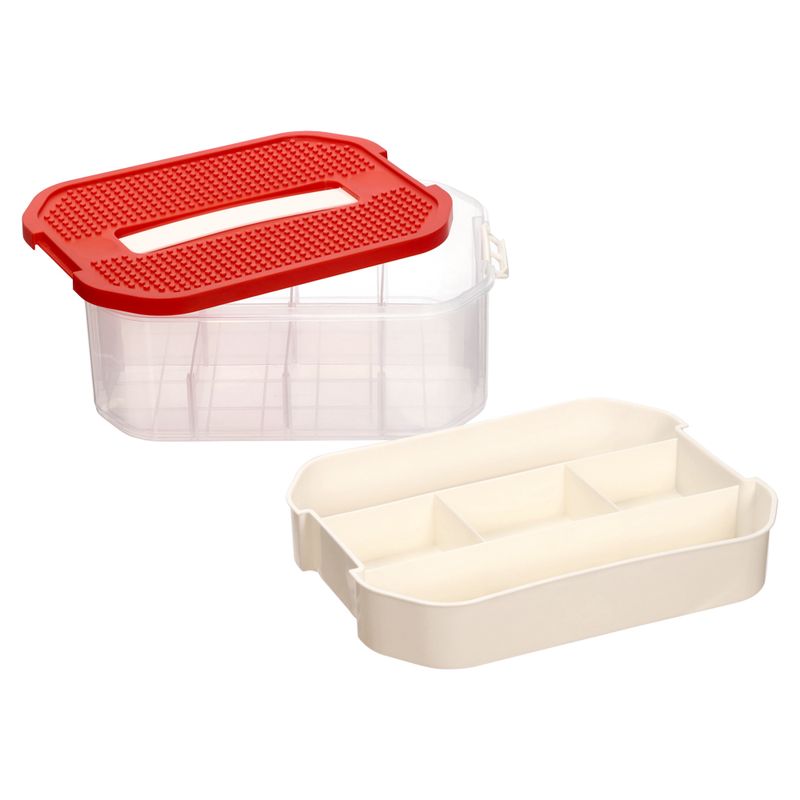 Caja Escolar 2 Niveles y Divisiones 22,5x12x30,5 cm - Casaideas Peru