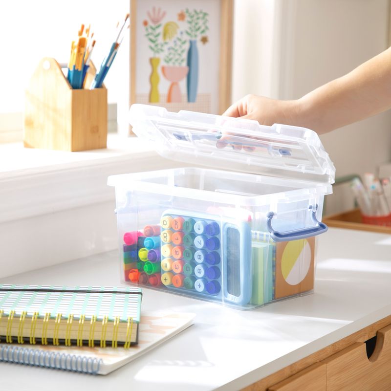 Caja Escolar con 2 Divisiones 6 Lt - Casaideas Peru